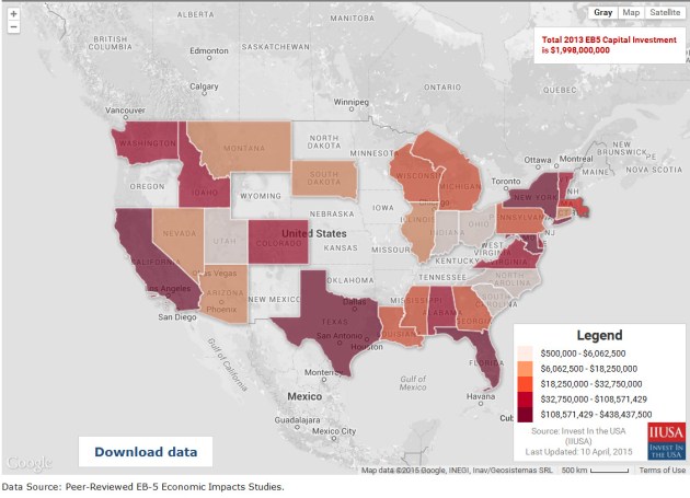 EB-5 Impact Map | EB-5 Updates